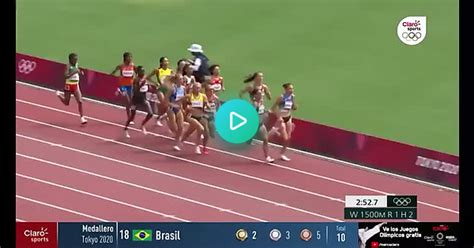 Replay Of Sifan Hassan Falling And Getting Back Up To Win Her Heat In