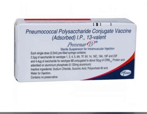 Prevnar 13 Injection At ₹ 4500 प्रीवनार 13 वैक्सीन In Mumbai Id 2852956411173