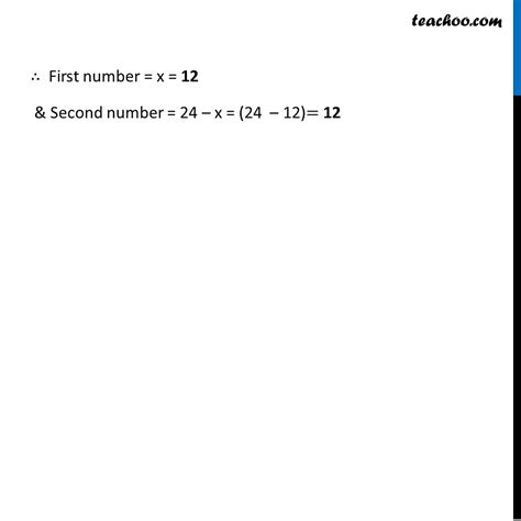 Ex Find Two Numbers Whose Sum Is Product Is Large