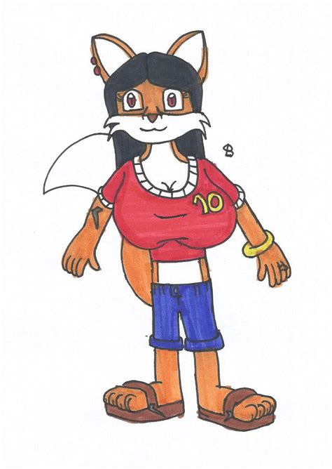 Anthro Fox Girl By Spaton37 On Deviantart