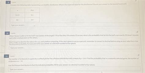 Solved 1 ﻿pointconsider The Following Table Representing A
