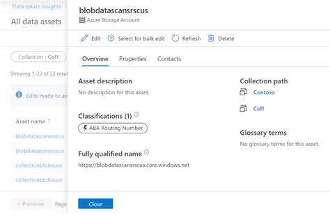 Microsoft Purview 中數據的資產見解 Microsoft Learn