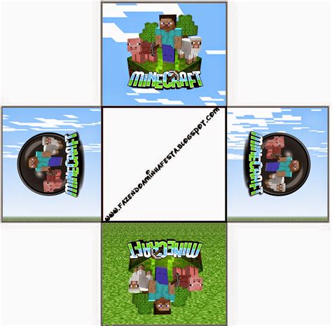Minecraft Cajas Para Imprimir Gratis Ideas Y Material Gratis Para