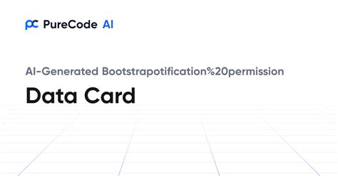 build great bootstrapotification 20permission data card components