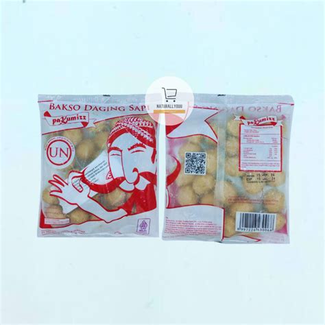 Jual Pakumizz Baso Sapi Unyil Un 25 Bakso Mini Isi 25 225gr Shopee Indonesia