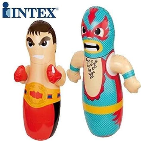 Boneco Inflável João Bobo Lutador Mascarado Boxeador Intex R em Mercado Livre