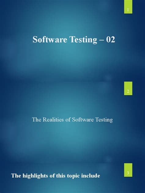 Lecture 2 And 3 Pdf Software Testing Software Bug