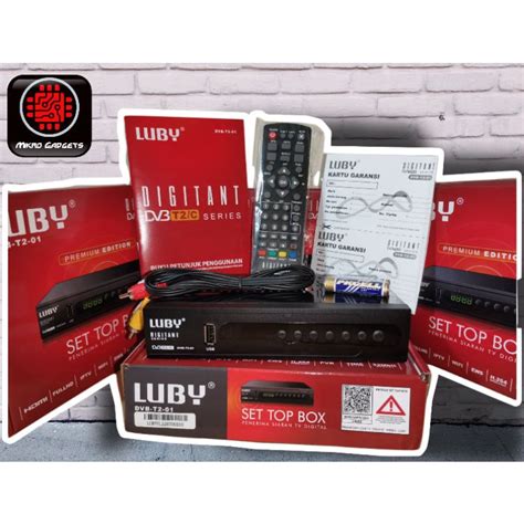 Jual SET TOP BOX Tv Digital Stb DVB T Luby Penerima Siaran Tv Digital Shopee Indonesia