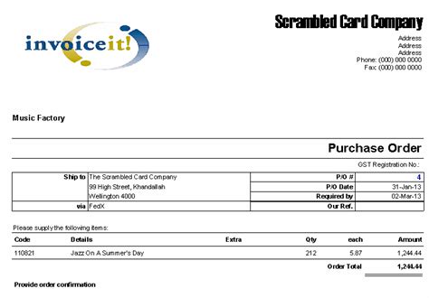 Invoice It Purchasing Features Product Purchasing Feature In Invoicing Software