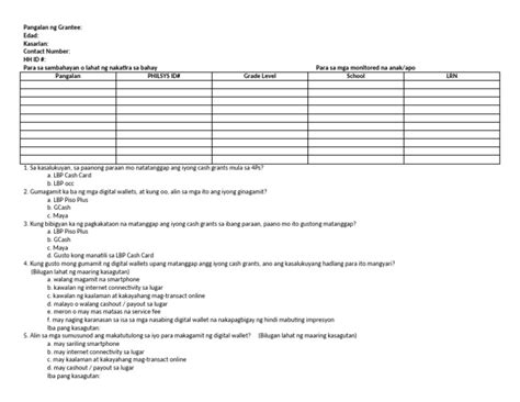 4ps Form Template Pdf 4ps Form Template Pdf