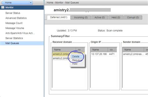 Preventing Spamming Zimbra Tech Center