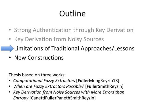 Strong Key Derivation From Noisy Sources Ppt Download