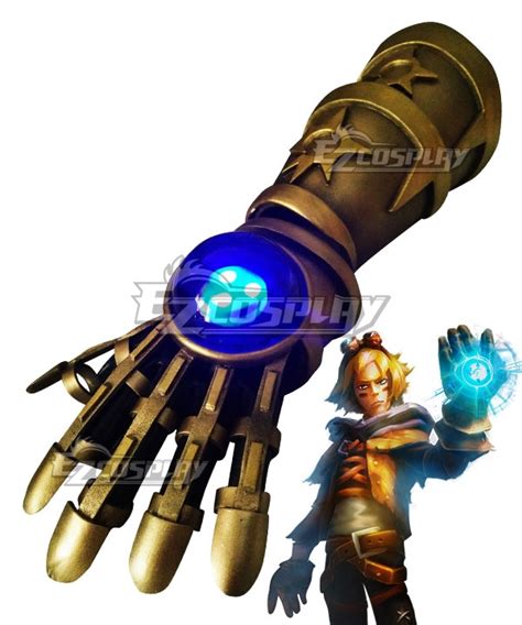 League Of Legends Lol Classic Ezreal Ez Gauntlets Cosplay Accessory Prop