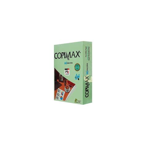خرید و قیمت کاغذ A4 سبز بسته 500 عددی کپی مکس خارجی رنگ انتخابی گرماژ