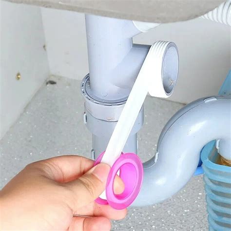 롤 조인트 배관 피팅 스레드 씰 테이프 Ptfe 수도관 배관 전용 덕트 방수 씰링 테이프 실러 5 개 10 개 생활용품 보수용품