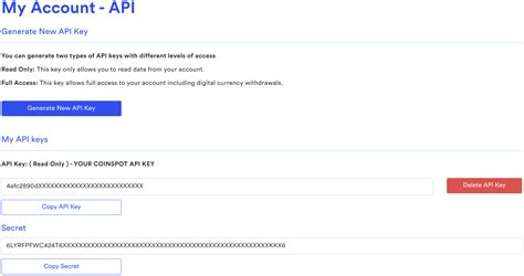How To Set Up API Key CoinSpot