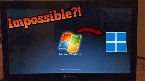Impossible Windows Upgrade Windows 7 To Windows 11 Youtube