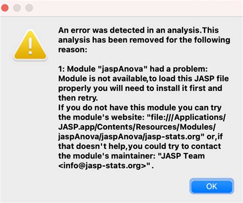 Version Incompatibility · Issue 1216 · Jasp Statsjasp Issues · Github