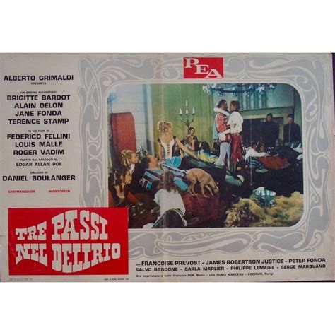 Histoires Extraordinaires Spirits Of The Dead Italian Fotobusta Movie