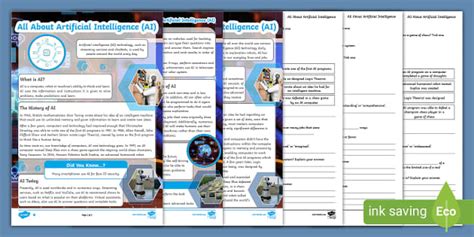 uks2 all about artificial intelligence ai reading activity