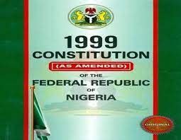 The 1999 Constitution Of The Federal Republic Of Nigeria As Amended Up