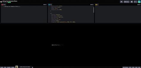 Shining Text Animation Effects Aards