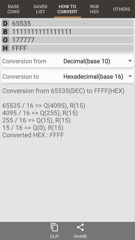 Base Conversion Notes Hexdecbinrgb Converter For Android Apk