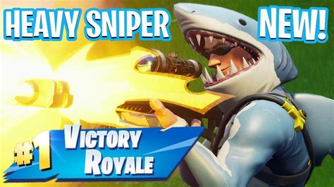 New Heavy Sniper Fortnite Battle Royale Youtube
