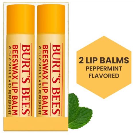 Burts Bees Beeswax Moisturizing Lip Balm 2 Ct Frys Food Stores