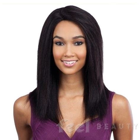 Saga Remy Human Hair Wig Yaky Cap 18 Lace Front Wigs Lace Wigs Full