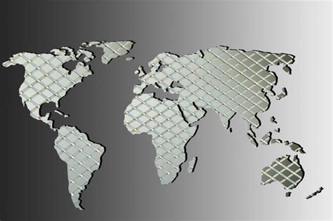 Premium Photo Roughly Sketched Out World Map With Patterns