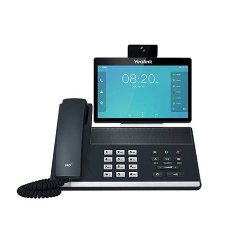 YEALINK SIP T58W WITH CAMERA 16 LINE ANDROID IP PHONE 7 TOUCH SCREEN DUAL GIGABIT PORT 2 X