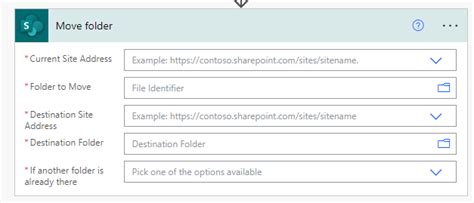 Move Folder Action In Sharepoint Connectorpower Automate Cloud Flows Kaizenpersonal