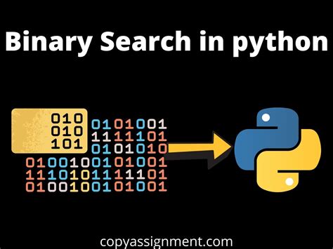 Binary Search In Python Copyassignment