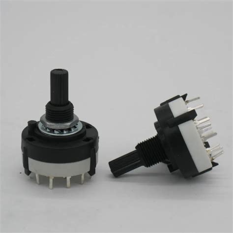 10pc High Quality RS26 4 Pole Position 3 Selectable Band Rotary Channel
