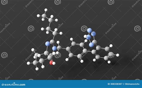 Irbesartan Molecular Structure Angiotensin Ii Receptor Antagonists