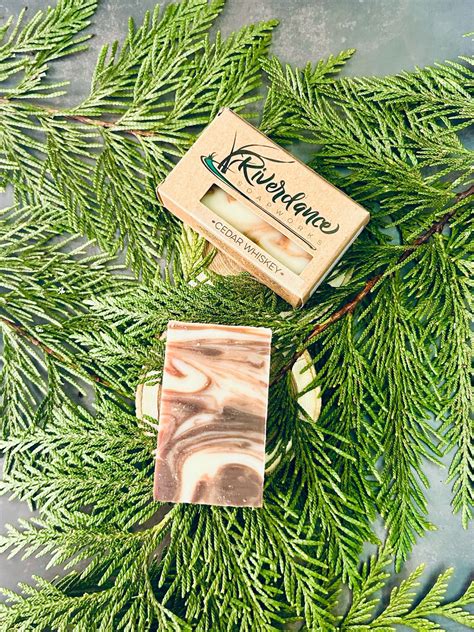 Cedar Whiskey Soap Bar — Riverdance Soapworks