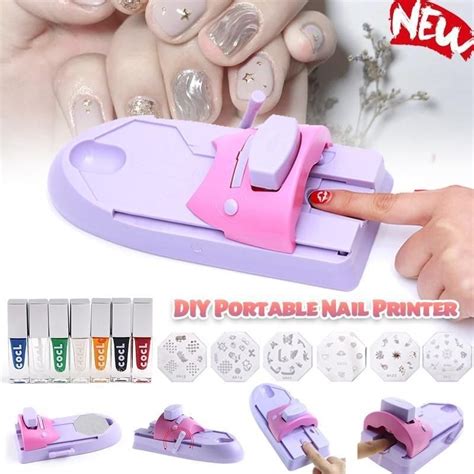 Diy Portable Nail Printer Art Stamping Printer Machine Artofit