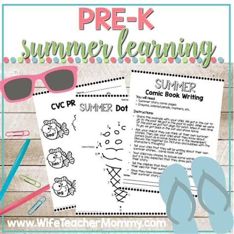 Best Pre K Summer Packet Summer Packet For Preschool
