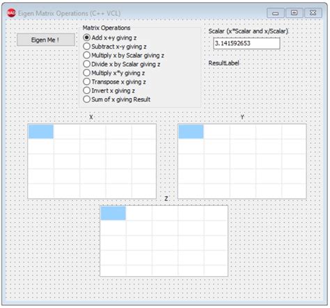 Using The Eigen C Template Library With C Builder And VCL David I