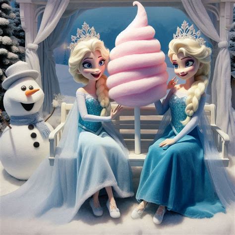 Elsas Cotton Candy Cream Swirl Ai Generated By Joshuaecw21985 On Deviantart