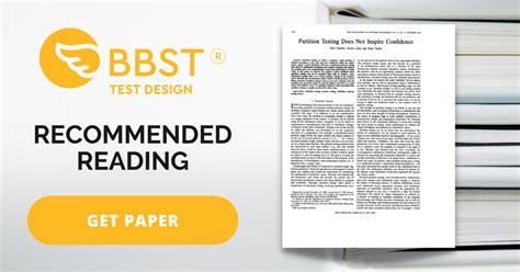 Dick Hamlet And Ross Taylor Partition Testing Does Not Inspire Confidence Bbst® Courses