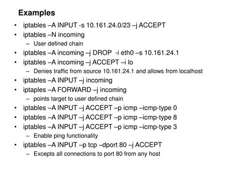 PPT NetFilter IPtables PowerPoint Presentation Free Download ID