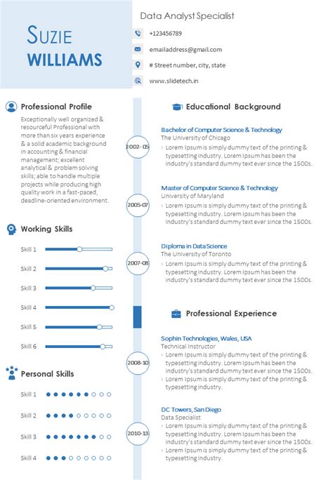 Must Have Data Analyst Resume Sample Templates For Job Seekers