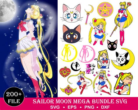 Sailor Moon Bundle Svg Sailor Moon Svg Usagi Tsukino Svg Inspire