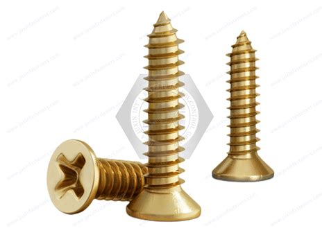 Brass Phillips Flat Head Tapping Screws Wholesaler