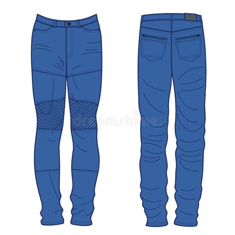 Jeans Front Back Stock Illustrations 2994 Jeans Front Back Stock