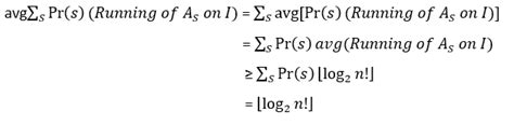 Time Complexity Bound For Comparison Based Sorting