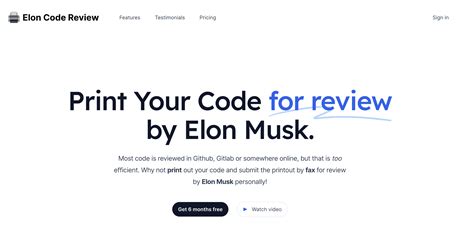 github robzolkos eloncodereview print your code for elon to review