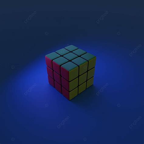 Abstract Illustration Of A 3d Rendered Rubiks Cube A Challenging Puzzle